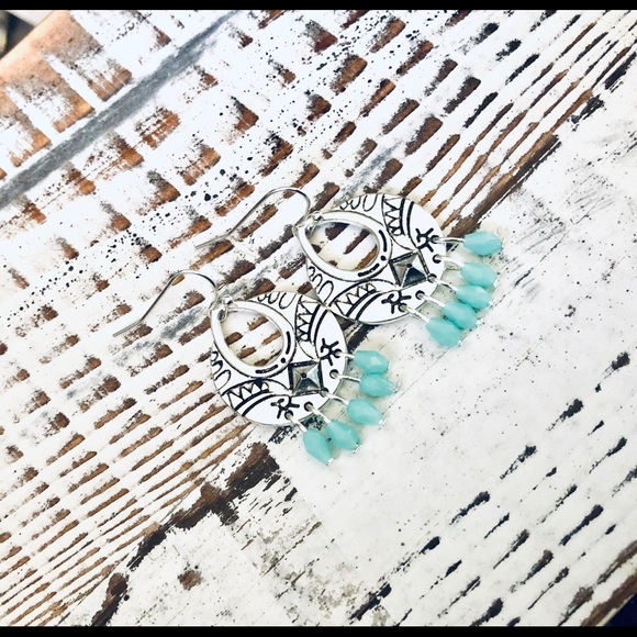 bohemian rose | Jewelry | Handmade Tiffany Blue Bohemian Silver ...